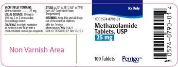 Thuốc Methazolamide - Điều trị bệnh về mắt